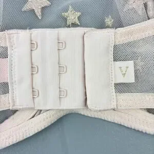Victoria's Secret | Intimates & Sleepwear | Sheer Star Embroidered Mesh ...